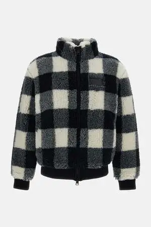 Givenchy Plaid Fleece Bomber Jacket - Multicolore