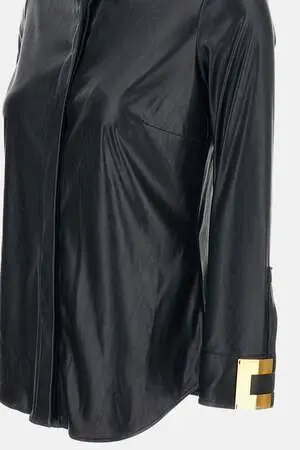 Elisabetta Franchi Shirt In Eco-leather