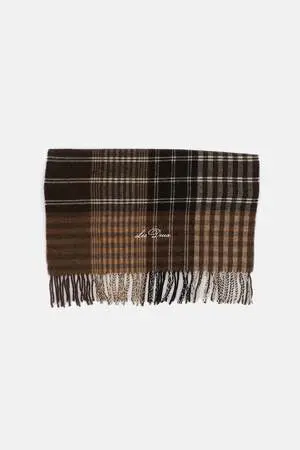 LES DEUX Plaid Scarf - Brown