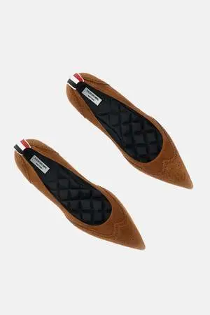 Thom Browne Decolleté Wingtip Velukid 50mm