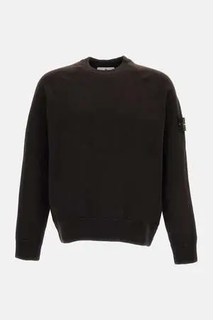 Stone Island Rws Wool Stretch Crew Neck Sweater - Marrone