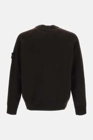 Stone Island Rws Wool Stretch Crew Neck Sweater - Marrone