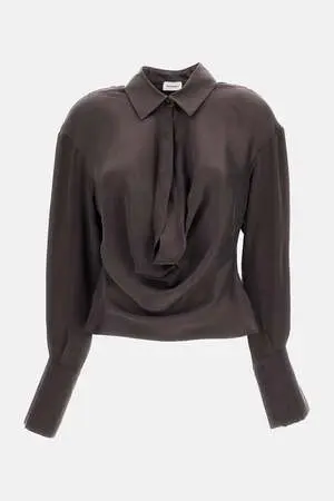 Andamane Lilia Blouse With Deep V-neck