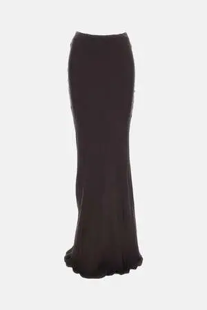 Andamane Nemesia Long Mermaid Skirt - Brown