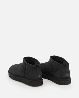 UGG Ultra Mini Classic Ankle Boots - Black