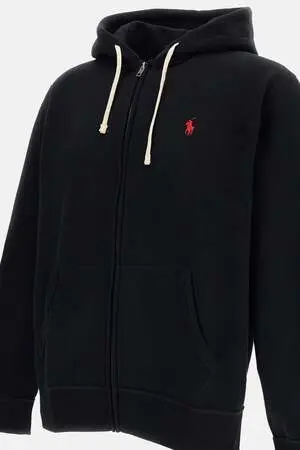 Polo Ralph Lauren Long Sleeve Full Zip Hoodie With Embroidered Pony Logo