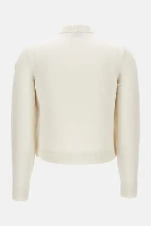 Moncler Wool Cardigan - White