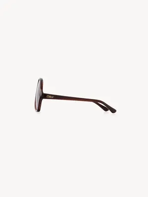 Chloé Salomé Pilot-frame Sunglasses