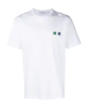 Maison Kitsuné Chest Logo-patch Detail T-shirt