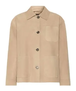 Max Mara Ghiera Button-up Jacket - Beige