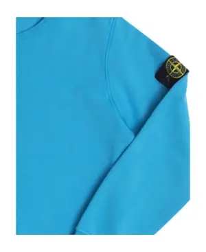 Stone Island Cotton Crewneck Sweatshirt With Compass Logo