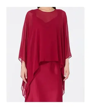 Max Mara Round Neck Shawl With Openwork Detail