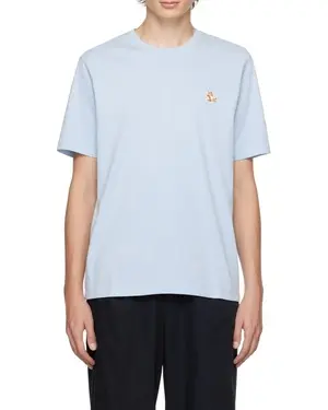 Maison Kitsuné Fox Patch Crewneck T-shirt