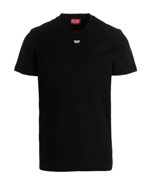 DIESEL® T-diegor-d Logo-patch Crewneck T-shirt