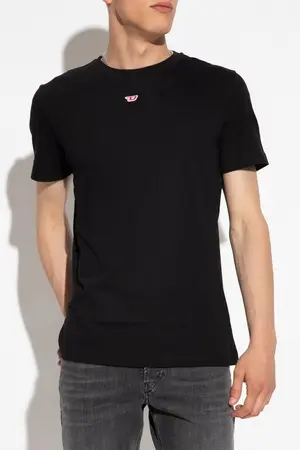 DIESEL® T-diegor-d Logo-patch Crewneck T-shirt