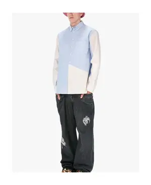 J.W.ANDERSON Patchwork-design Button-down Shirt