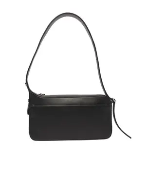 COURREGES Courrèges Logo Printed Zip-up Shoulder Bag