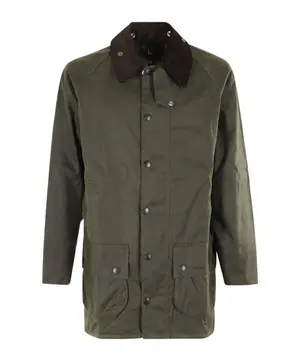 Barbour Press-stud Fastened Straight Hem Coat