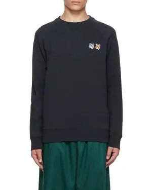 Maison Kitsuné Double Fox Head Patch Sweatshirt