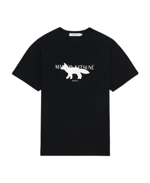 Maison Kitsuné Profile Logo-print T-shirt