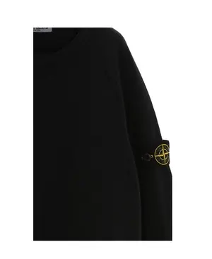 Stone Island Logo Badge Sweatshirt