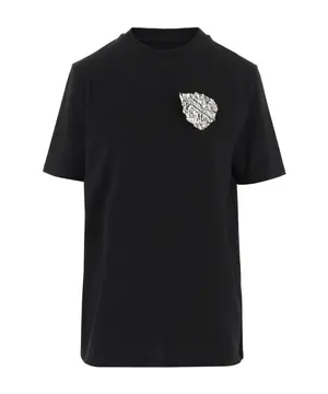 JIL SANDER Leaf-embellised T-shirt