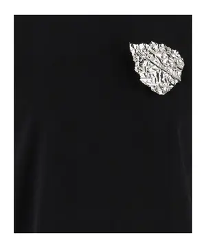JIL SANDER Leaf-embellised T-shirt