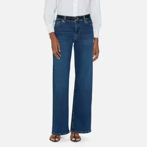 FRAME High Waist Denim Trousers