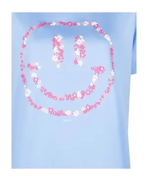 GANNI Smiley Crewneck T-shirt
