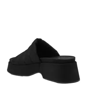GANNI Quilted Platform Mules