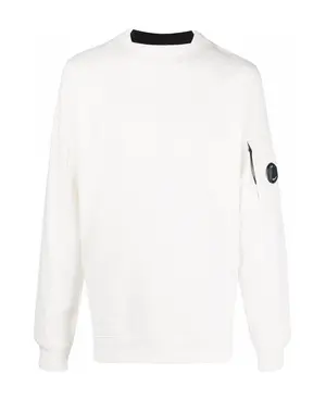 C.P. COMPANY Lens Detailed Cotton Jumper