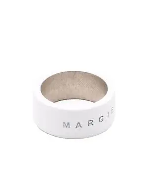 MAISON MARGIELA Minimal Logo Ring - White