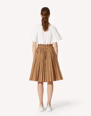 Red Valentino Pleated Button Shirt