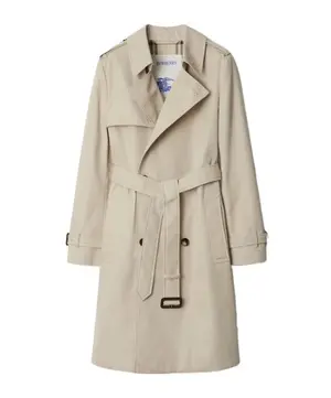 Burberry Belted Trench Coat - Taupe