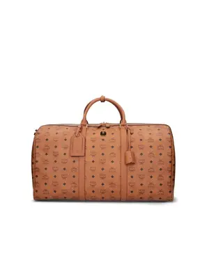 Mcm Ottomar Logo Patterned Weekender Duffel Bag