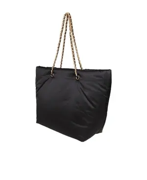 Tory Burch Logo Patch Padded Tote Bag