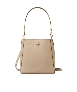 Tory Burch Mcgraw Bucket Bag - Brown