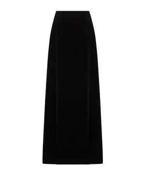 Dior Long Flared Skirt - Black