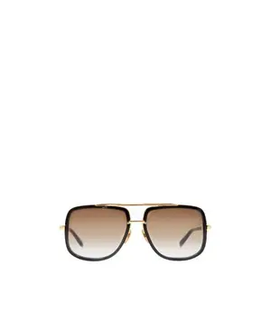 Dita Mach-one Square-frame Sunglasses - Nude