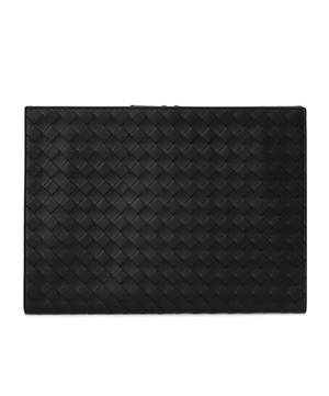 Bottega Veneta Woven Zip Clutch Bag