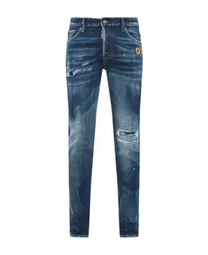 Dsquared2 Distressed Medium Hiking Jeans