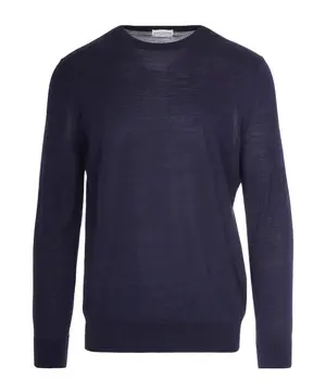 BALLANTYNE Crewneck Ribbed Jumper - Black