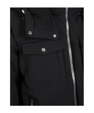 MOORER Hooded Zip-front Jacket