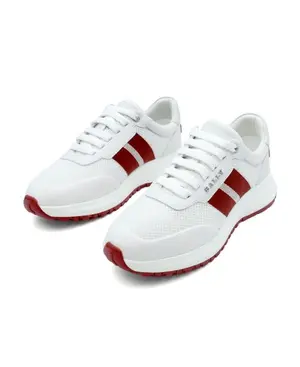 Bally Mesh Panel Leather Low-top Sneakers
