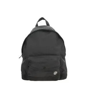 Stone Island Logo-patch Zip-up Backpack - Black