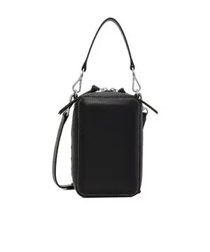 GANNI Logo-embossed Camera Bag - Black