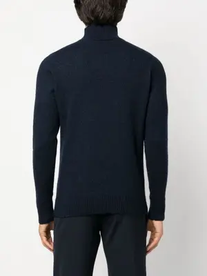 LARDINI Fine-knit Roll-neck Jumper