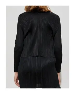 Issey Miyake Pleated Cardigan