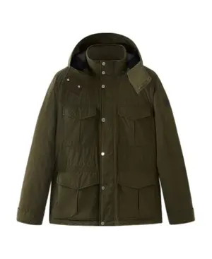 Woolrich Hooded Down Jacket - Black