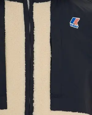 K-WAY Zip Up Hoodie With Logo And Patch Pockets